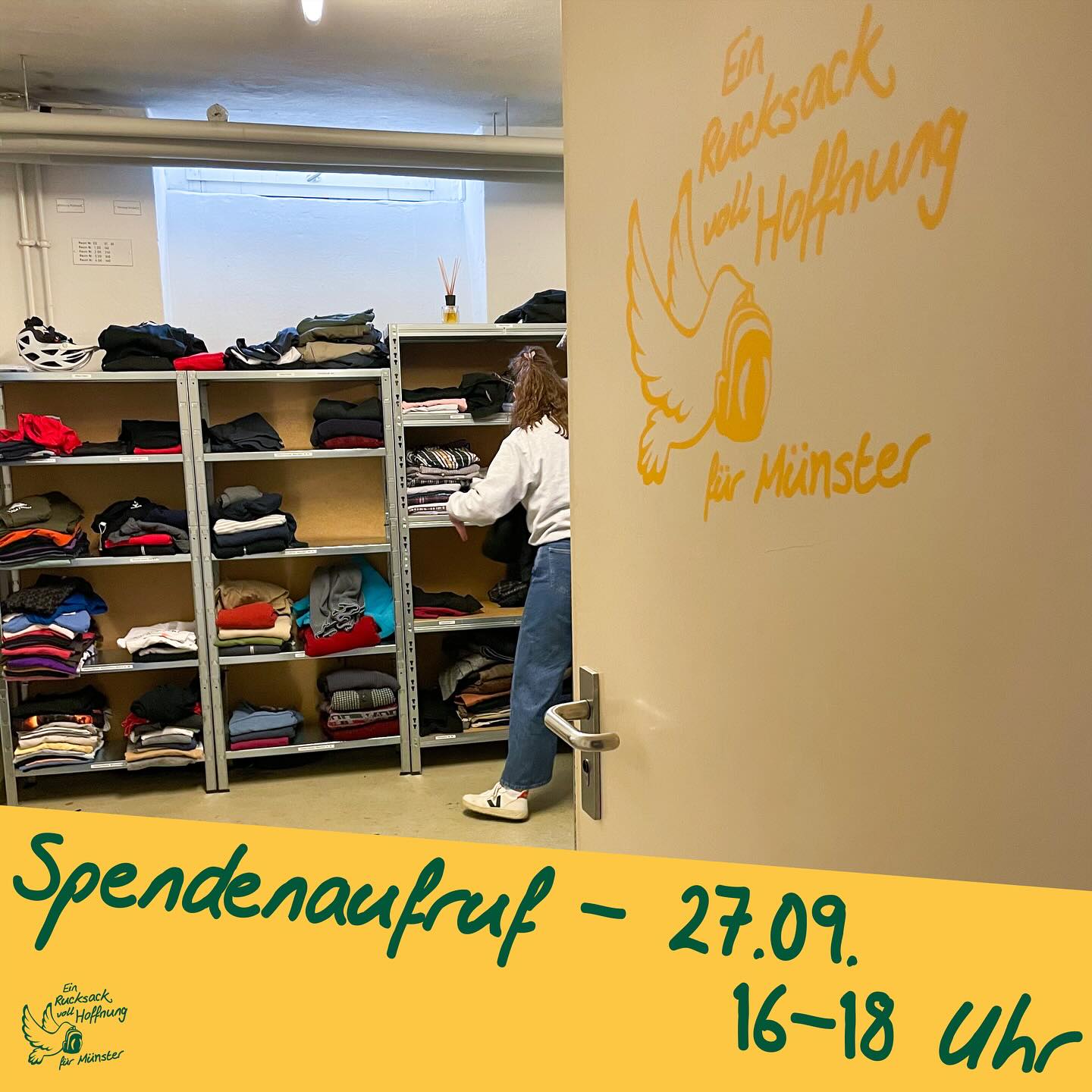 SPENDENAUFRUF - Ein Rucksack voll Hoffnung - für Münster e.V.